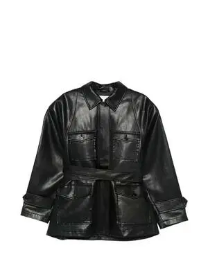 THE FRANKIE SHOP Kelia Belted Pocket Coat