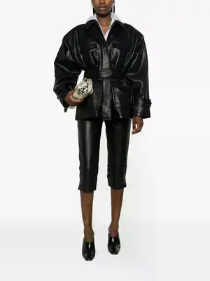 THE FRANKIE SHOP Kelia Belted Pocket Coat