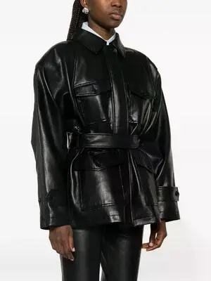 THE FRANKIE SHOP Kelia Belted Pocket Coat