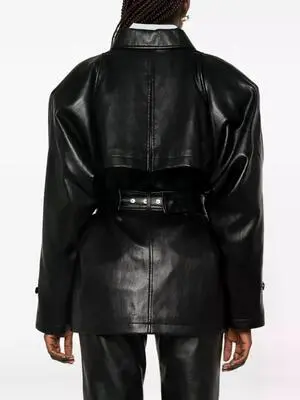 THE FRANKIE SHOP Kelia Belted Pocket Coat
