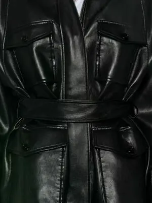 THE FRANKIE SHOP Kelia Belted Pocket Coat