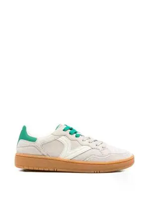 Victoria Beckham Leather Low Top Sneakers - Grey