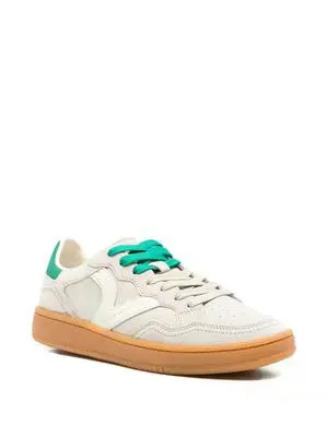 Victoria Beckham Leather Low Top Sneakers - Grey
