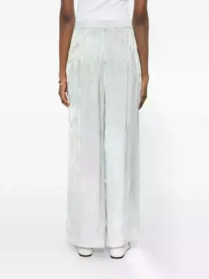 Calvin Klein Floral Jacquard Wide Leg Trousers