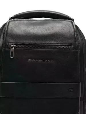PIQUADRO Zip-up Leather Backpack