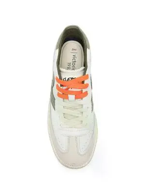 Victoria Beckham Leather Low Top Sneakers - White