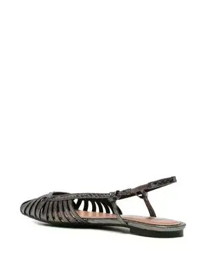 BIBI LOU Woven Slingback Pumps