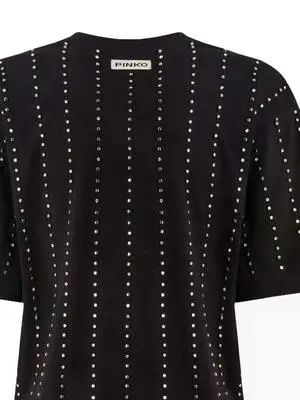 Pinko Studded T-shirt - Black