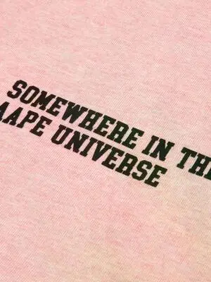 AAPE BY *A BATHING APE Embroidered T-shirt - Pink