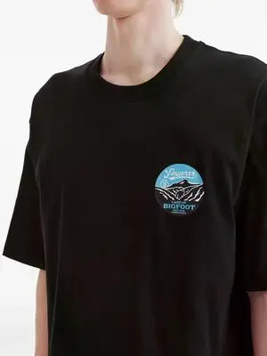 FINGERCROXX Graphic Print T-shirt - Black