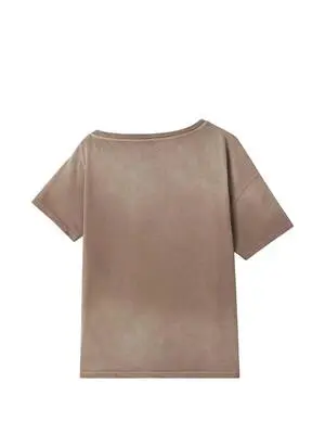 MUSIUM DIV. Printed Boat Neck T-shirt