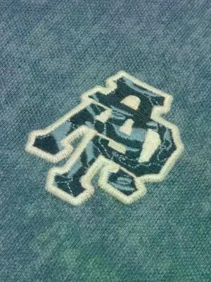 AAPE BY *A BATHING APE Logo-appliqué Polo Shirt - Blue