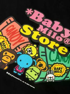 A BATHING APE Graphic-print T-shirt - Black
