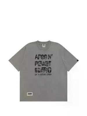 AAPE BY *A BATHING APE Print T-shirt - Grey