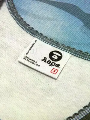 AAPE BY *A BATHING APE Camouflage Embroidered Vest