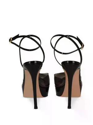 GIANVITO ROSSI Ankle-strap Platform Pumps