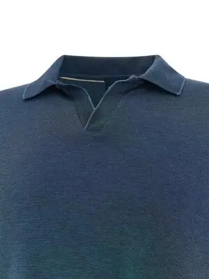 Paul & Shark Open-collar T-shirt - Blue