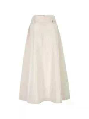 D.exterior Tie Detailed A-line Skirt