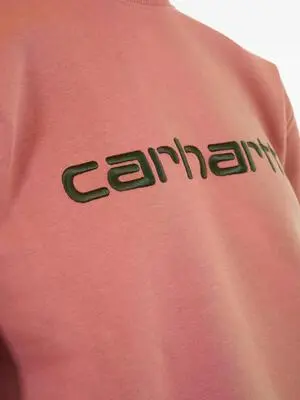 Carhartt Work In Progress Logo Sweatshirt - Pink