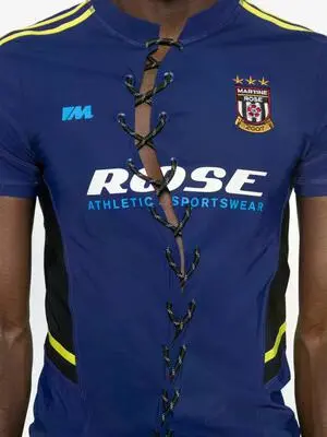 Martine Rose Lace-up Stripe T-shirt
