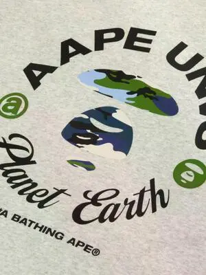 AAPE BY *A BATHING APE Earth Logo T-shirt