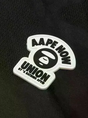 AAPE BY *A BATHING APE Embroidered Logo Shirt - Black