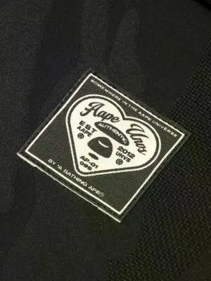 AAPE BY *A BATHING APE Embroidered Logo Shirt - Black