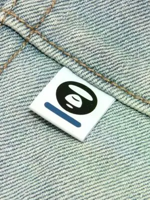 AAPE BY *A BATHING APE Logo-patch Embroidered Shorts