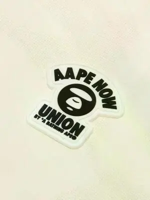 AAPE BY *A BATHING APE Embroidered Short-sleeve Shirt - Neutrals