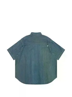 AAPE BY *A BATHING APE Striped Button Shirt - Blue
