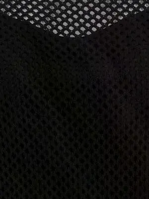 JUCCA Mesh-overlay Midi Dress