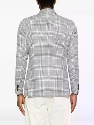 Tagliatore Double-breasted Plaid Blazer