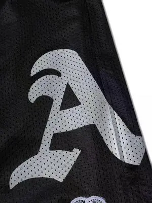 Aries Lace-trim Airtex Shorts