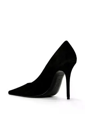 Amina Muaddi Barbara Pointed Pumps - Black