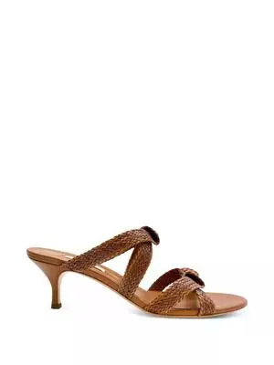 Casadei Julia Mariposa Braided Knot Sandals