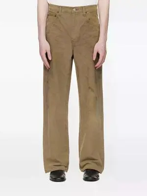 STEIN Sulfur-dyed Oxford Wide-leg Trousers