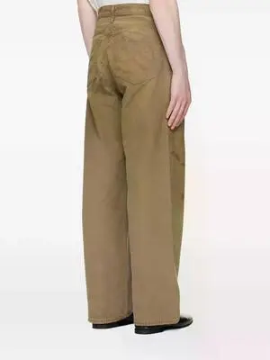 STEIN Sulfur-dyed Oxford Wide-leg Trousers