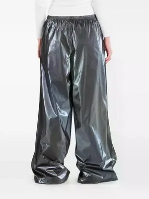 Adidas Logo Wide-leg Tracksuit Bottoms - Grey