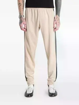 Adidas Sst Side-stripe Track Pants - Neutrals