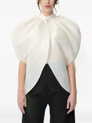 CONCEPTO Sage Cape Blouse