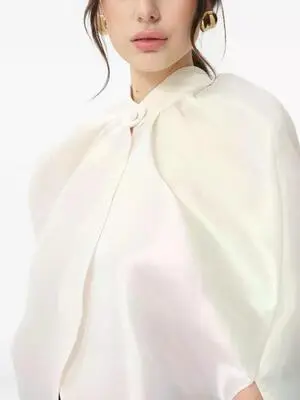 CONCEPTO Sage Cape Blouse