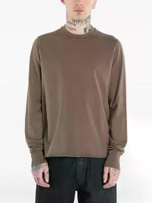 Rick Owens Crewneck Sweater - Brown
