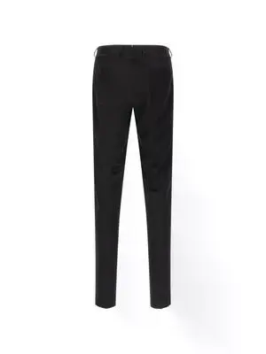 Zegna Mirror Lapels Pleated Wool Dress - Black