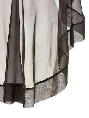 Alberta Ferretti Semi-transparent Hood Scarf