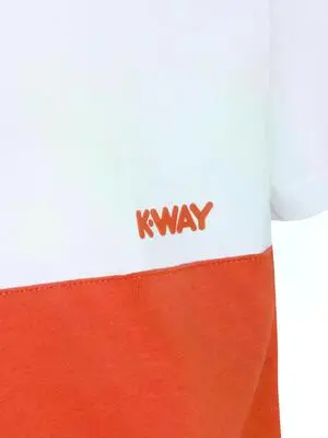K-WAY Colourblock T-shirt - White