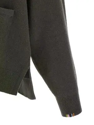 Extreme Cashmere V-neck Cardigan With Side Slits