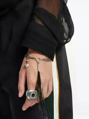 ANN DEMEULEMEESTER Revi Feather Heart Bracelet