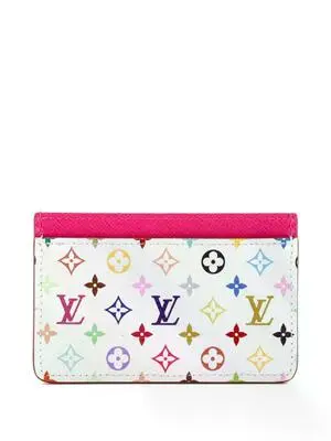 LOUIS VUITTON X Takashi Murakami Monogram Multicolor With Leather Card Holder
