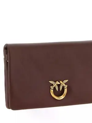 Pinko Love Click Padded Birds Clutch