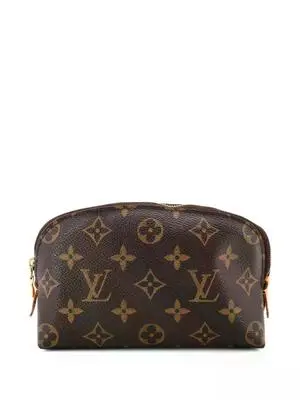 LOUIS VUITTON Cosmetic Monogram Canvas Pouch - Brown